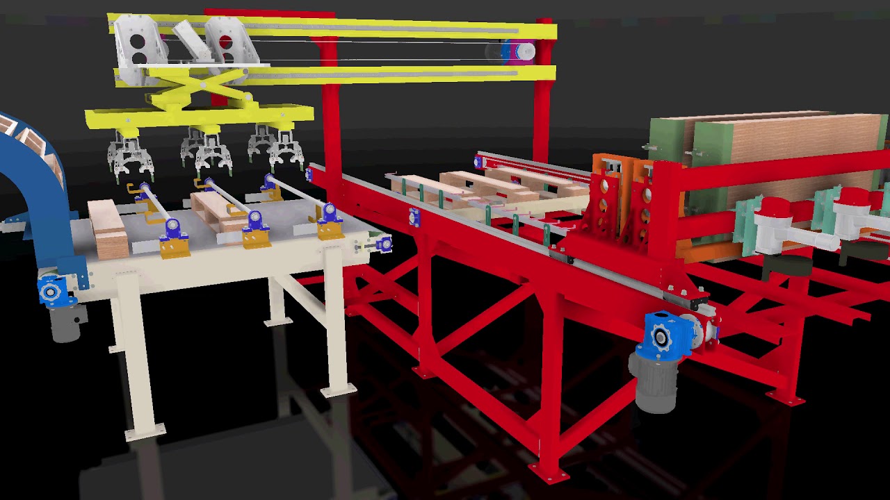 EQUIPO AUTOMATICO ARMADO DE PALLETS CHEP - YouTube