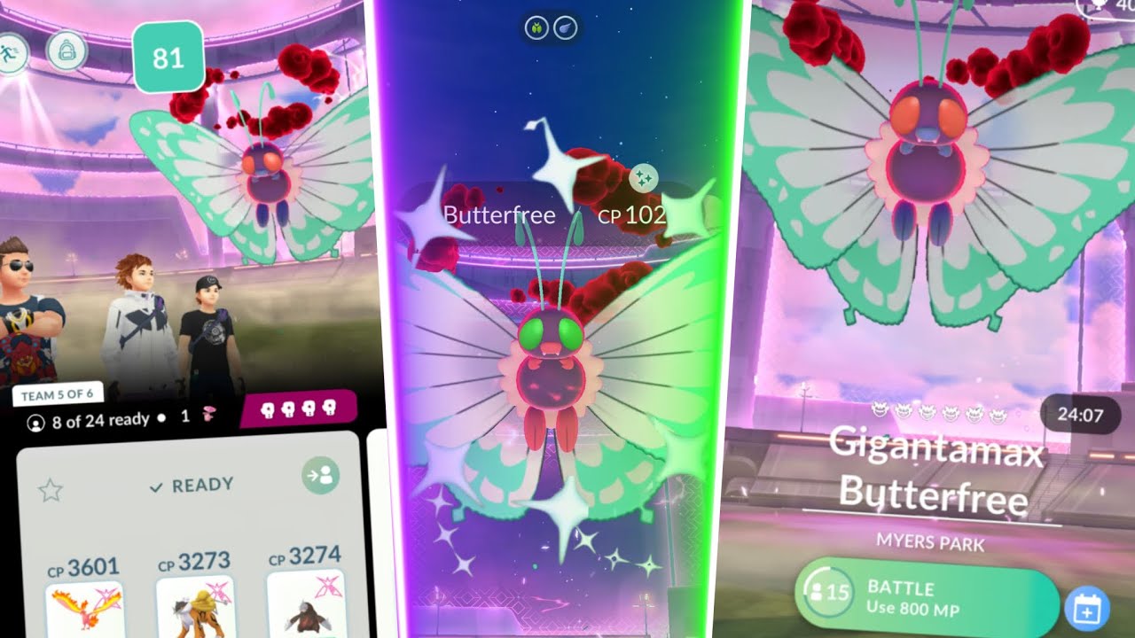 NEW MAX BATTLE DAY EVENT IS NOW LIVE! Gigatamax Butterfree Raids! # ...