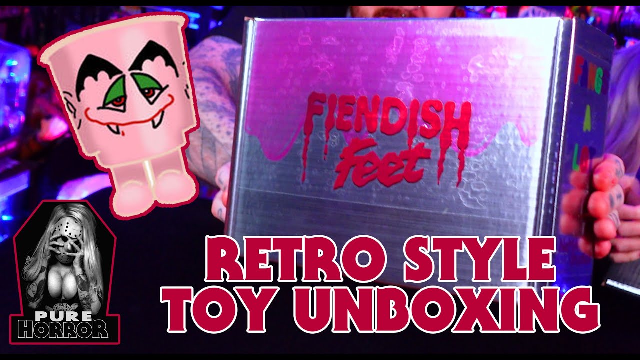 Vintage Style Toy Unboxing - Fiendish Feet - Nema Studios - YouTube