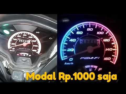 Modal 1000 bisa Modif lampu speedometer..? - YouTube