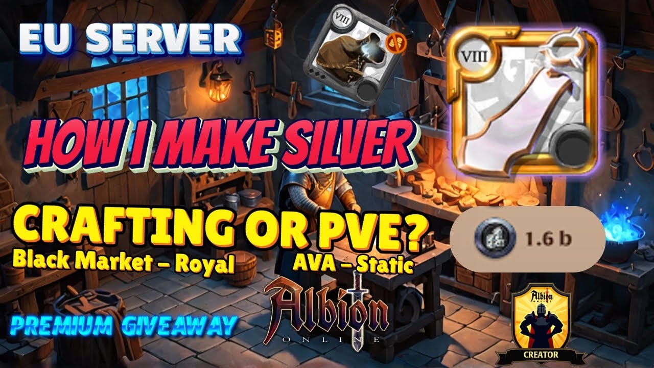 How To Make Silver In Albion Online from Crafting and PVE - YouTube