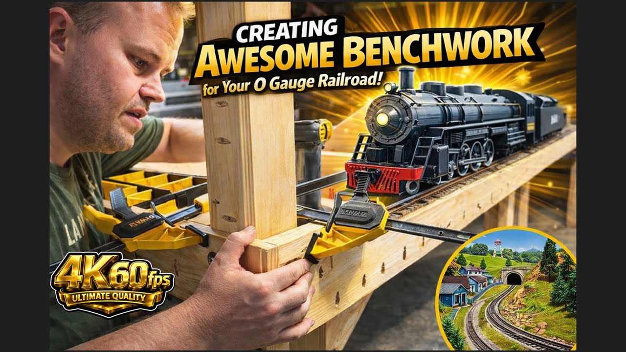 Creating Awesome Benchwork for Your O Gauge Railroad! - YouTube