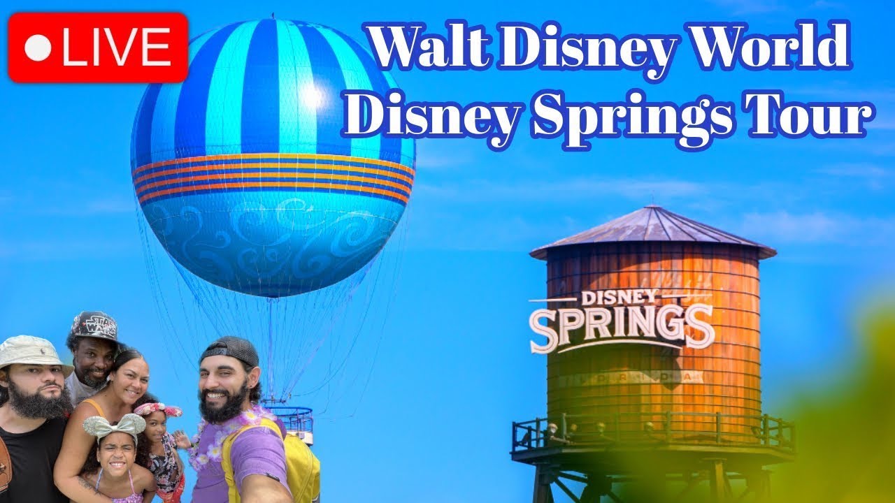 🔴LIVE: Disney Springs Tour | Walt Disney World Resort | Resorts ...