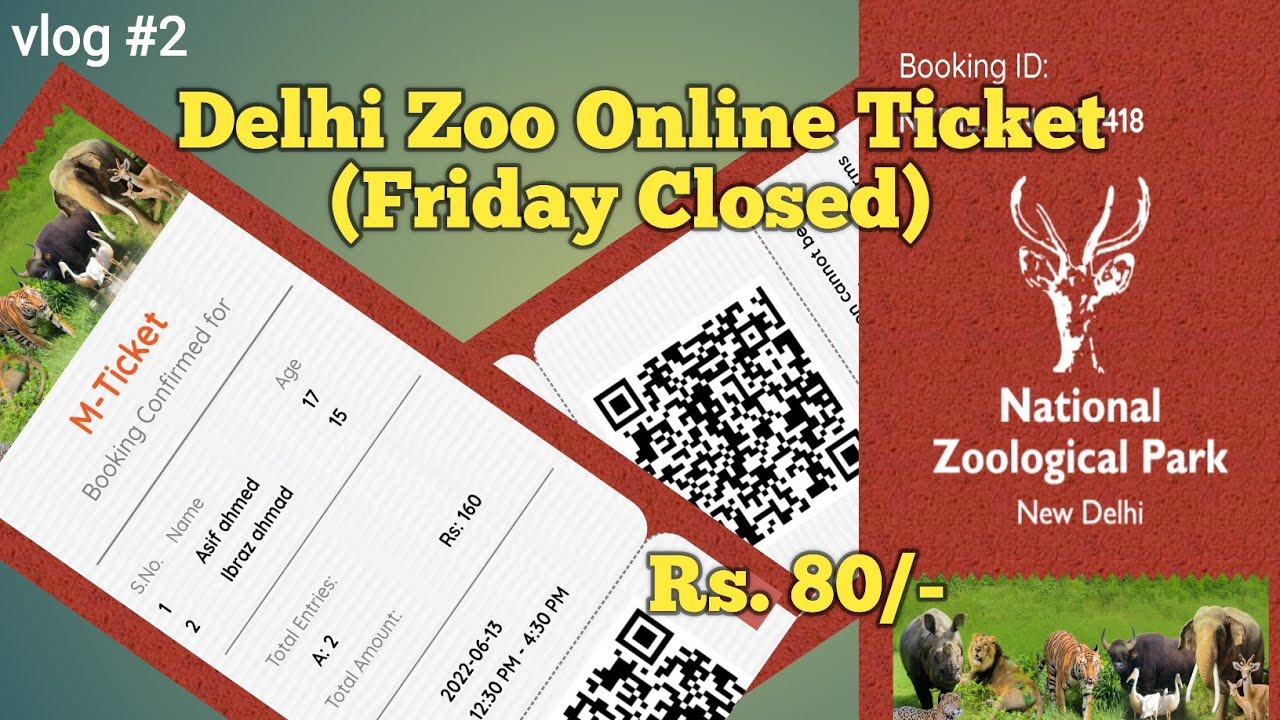 How To Book Delhi Zoo Tickets Online | Delhi Zoo | Delhi Zoo Ka Ticket ...