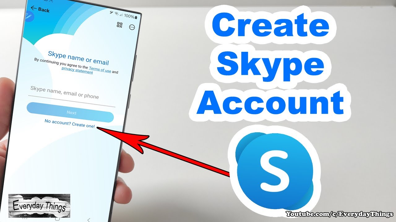 How to Create a Skype Account in Just a Few Steps - YouTube