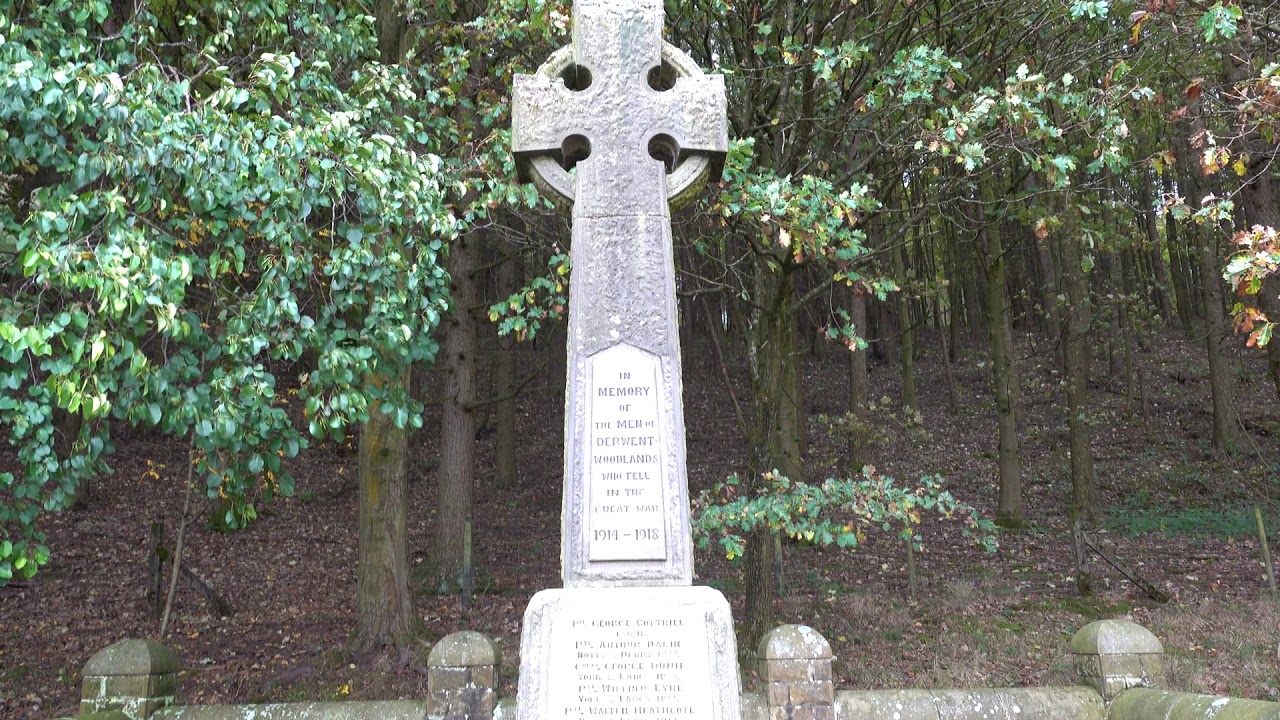 Derwent Village WWI war memorial - YouTube