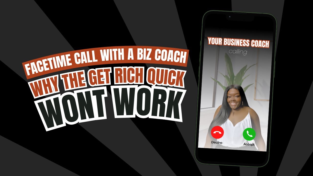 📹FaceTime with a Coach: Why Get Rich Quick Schemes NEVER Work - YouTube