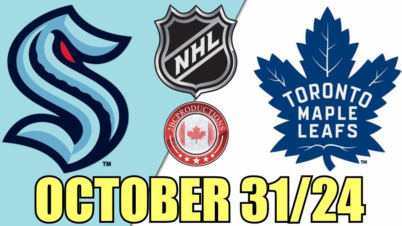 Toronto Maple Leafs vs Seattle Kraken OCT 31 24 w/Superbman - YouTube