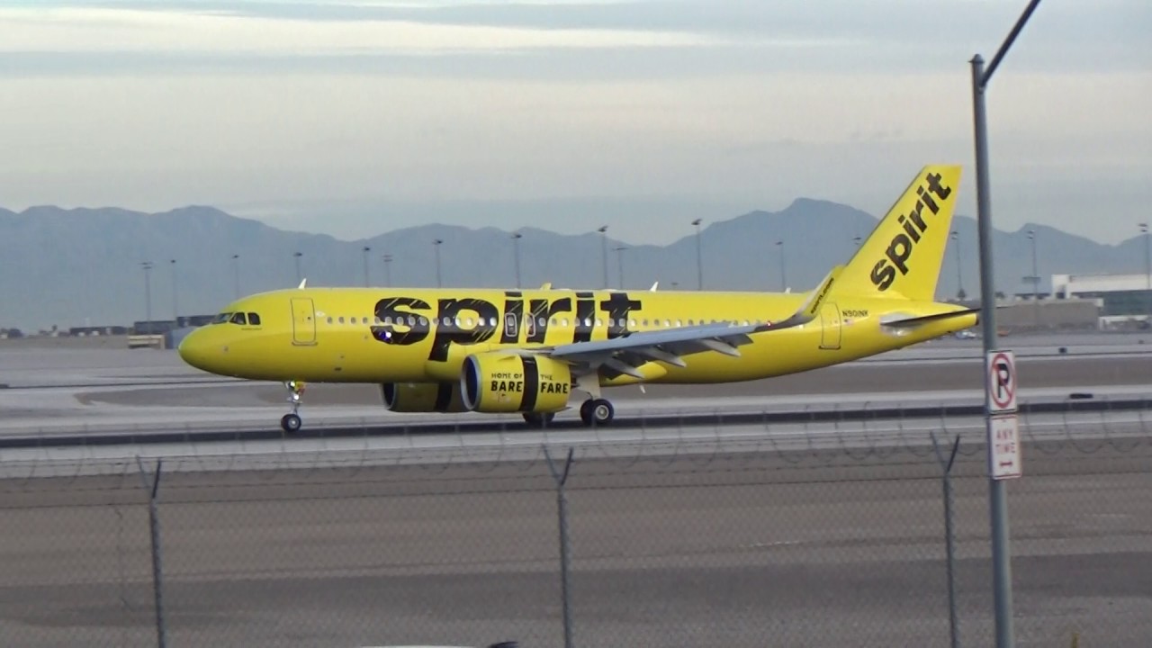 *Neo* Spirit Airlines A320-271N(WL)(N901NK) arrives at Las Vegas! - YouTube