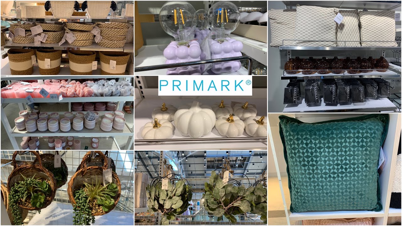Primark home decor new collection - September 2022 - YouTube