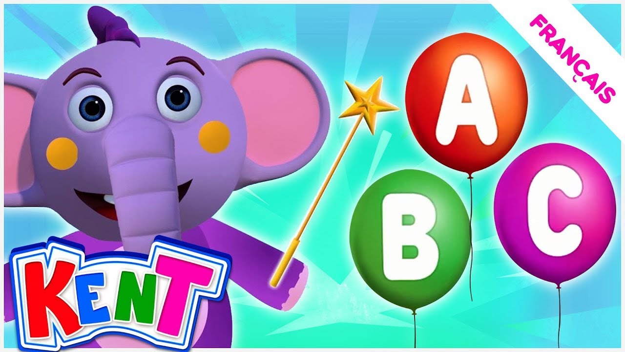 Chanson ABC avec des Ballons | ABC Song | Bébé Kent - YouTube