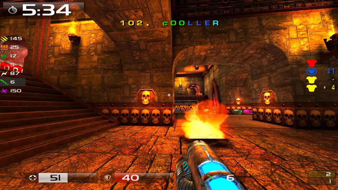 Quake Live: 'coolleR-v-Cypher-bloodrun-17313.dm_73' - YouTube