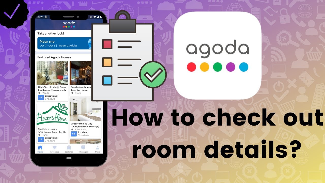 How to check out room details on Agoda? - YouTube