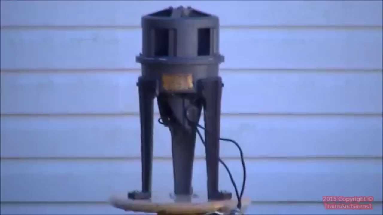 My Federal Electric Model 2 Weekly Tornado Siren Test, Short Alert ...