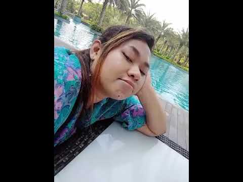 Tante lala jalan jalan ke kolam apartemen vlog 03