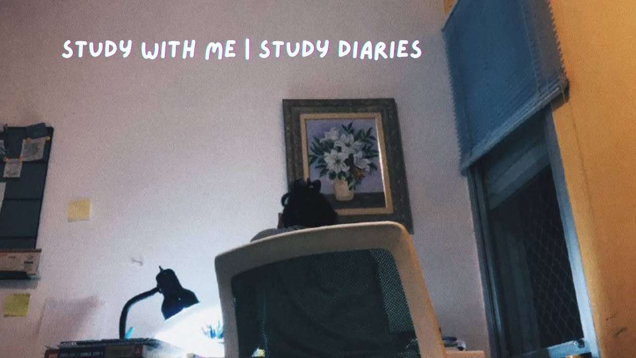 study diaries | studying while sick - YouTube