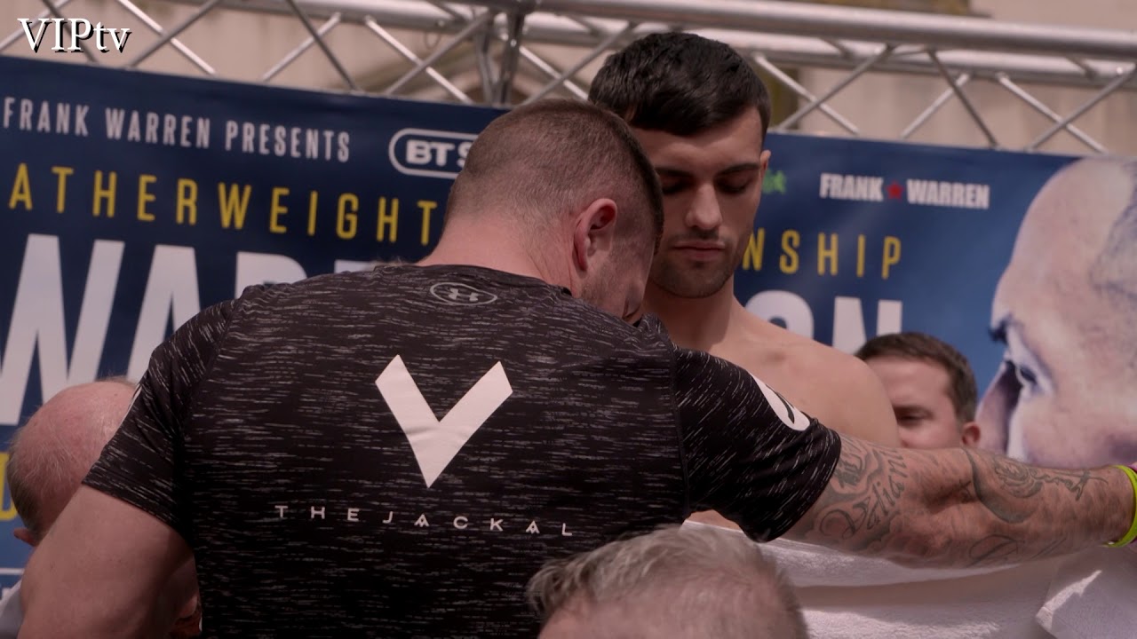 Jack Catterall v Christopher Sebire weight-in - YouTube