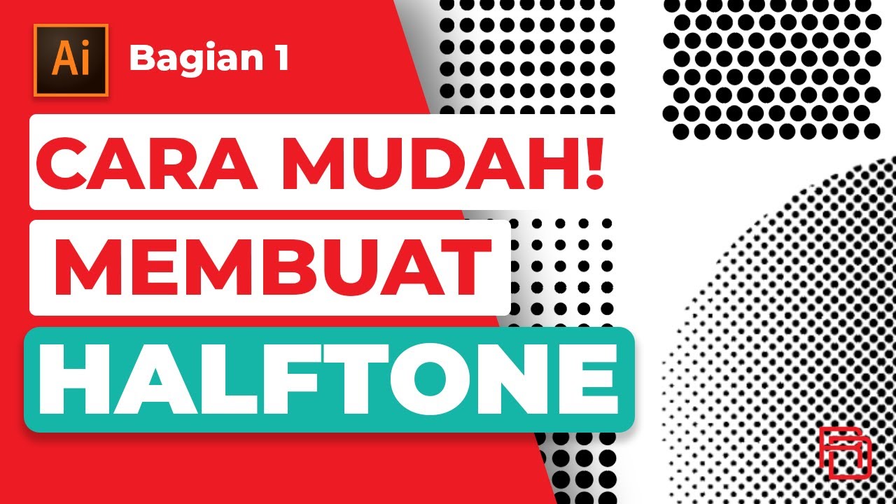 Cara membuat Halftone Bagian 1 | Adobe Illustrator - YouTube