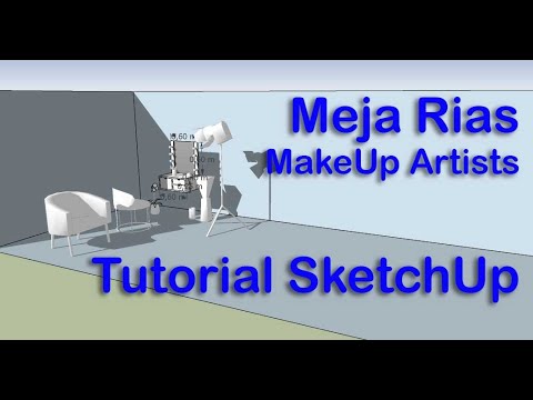 Meja rias MakeUp Artis Tutorial SketchUp - YouTube