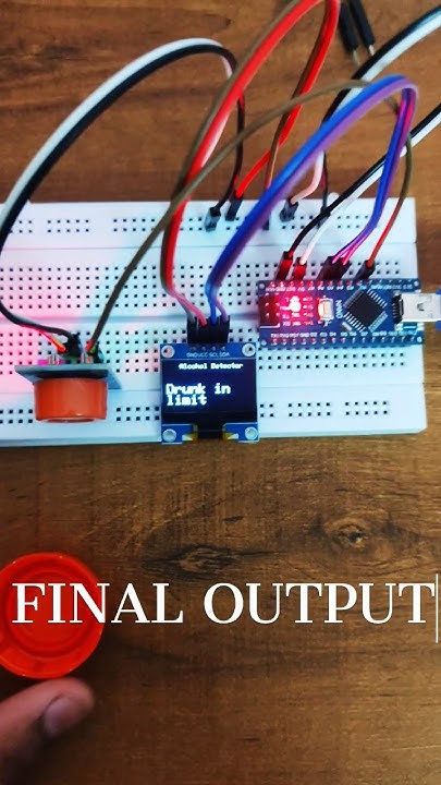 Alcohol Detector using MQ3 sensor(Arduino) #arduino #electronics # ...