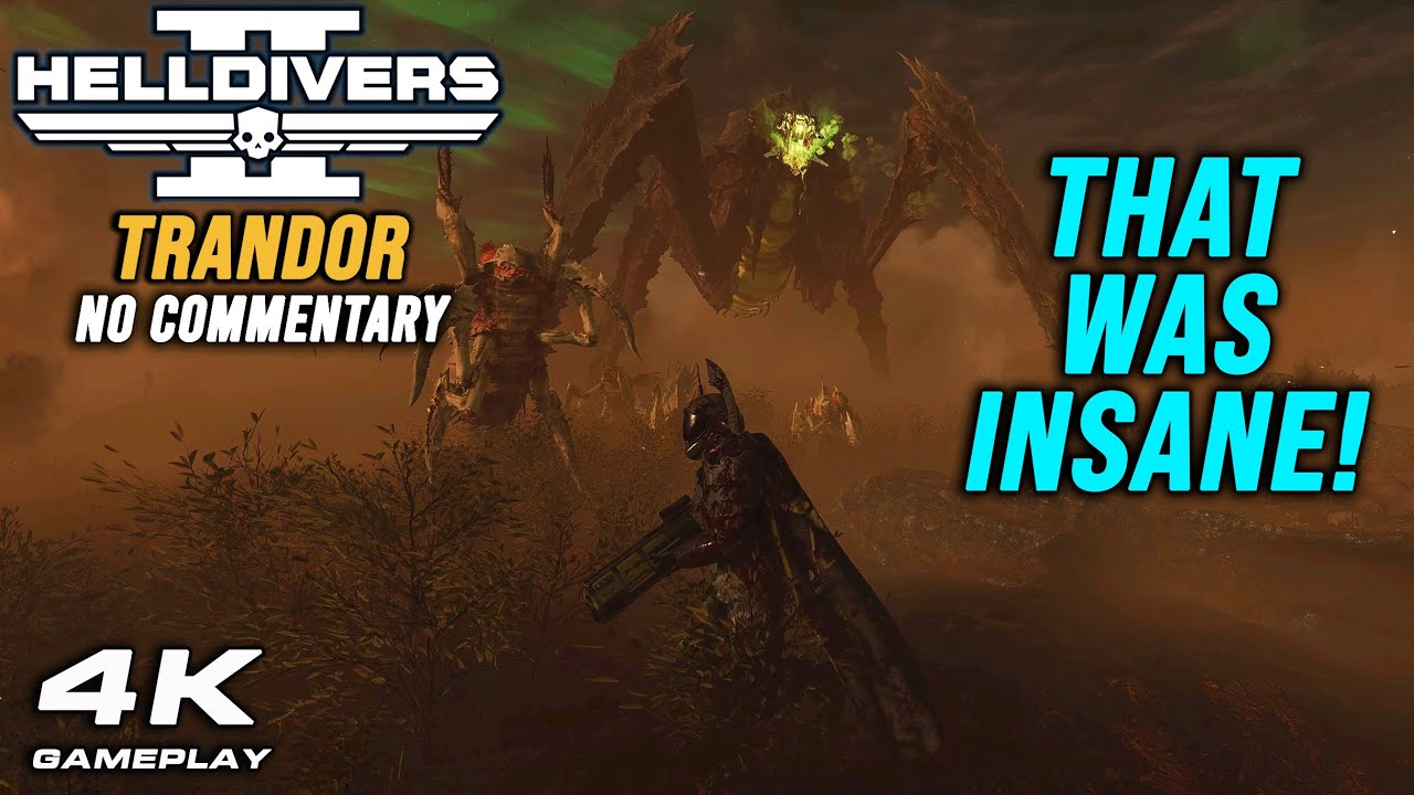 Helldivers 2: 4K Gameplay No Commentary ULTRA Settings | RTX 4080 P208 - YouTube