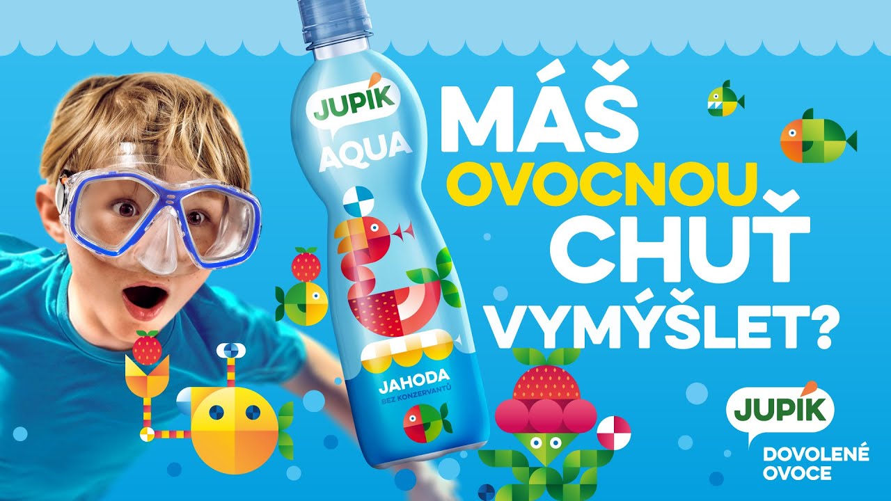 JUPÍK AQUA – s ovocnou chutí vymýšlet - YouTube
