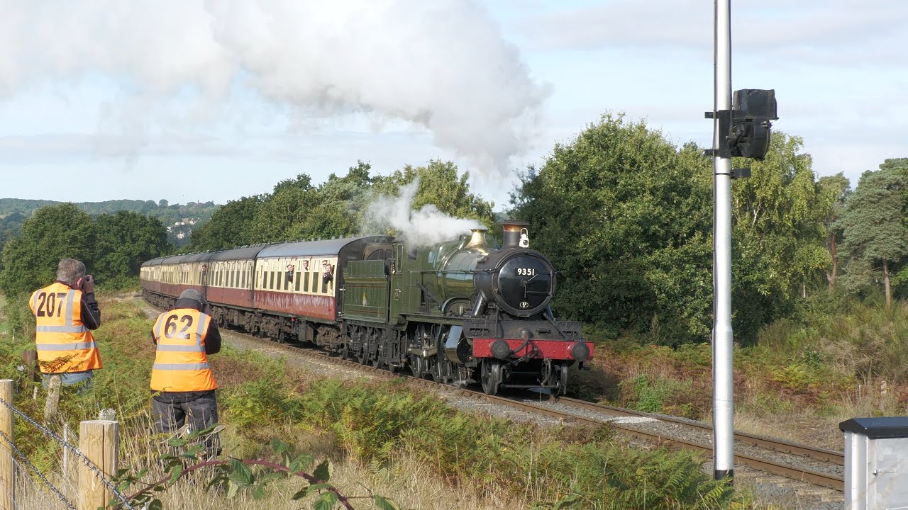 Severn Valley Railway Autumn Steam Gala visiting loco 9351. - YouTube