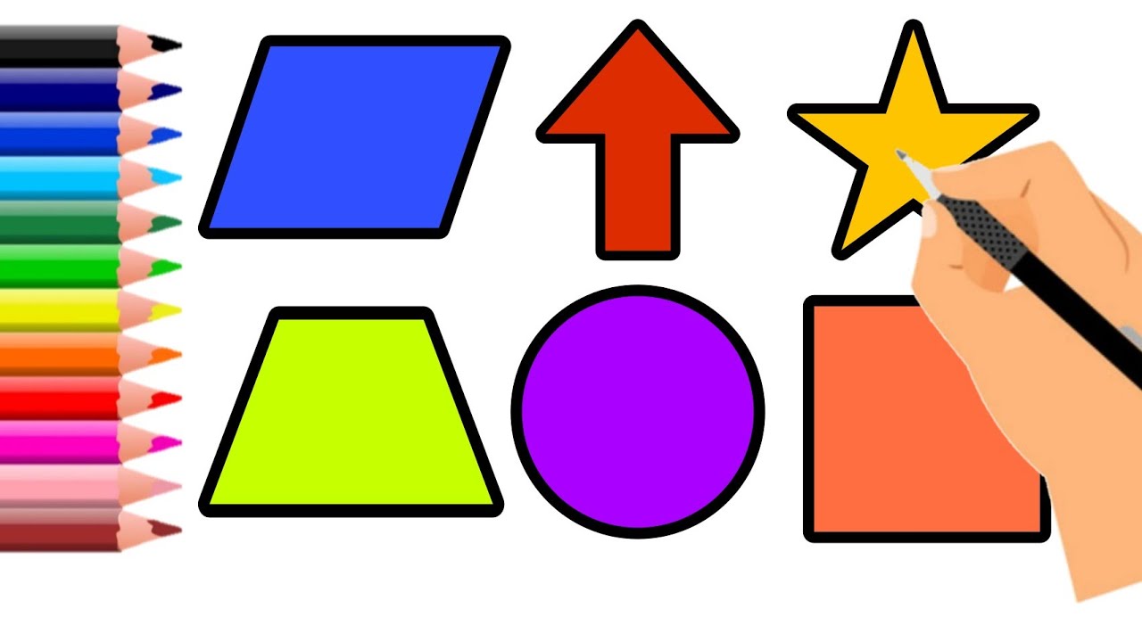 shapes colors | maths circle activity | maths drawing shapes activities ...