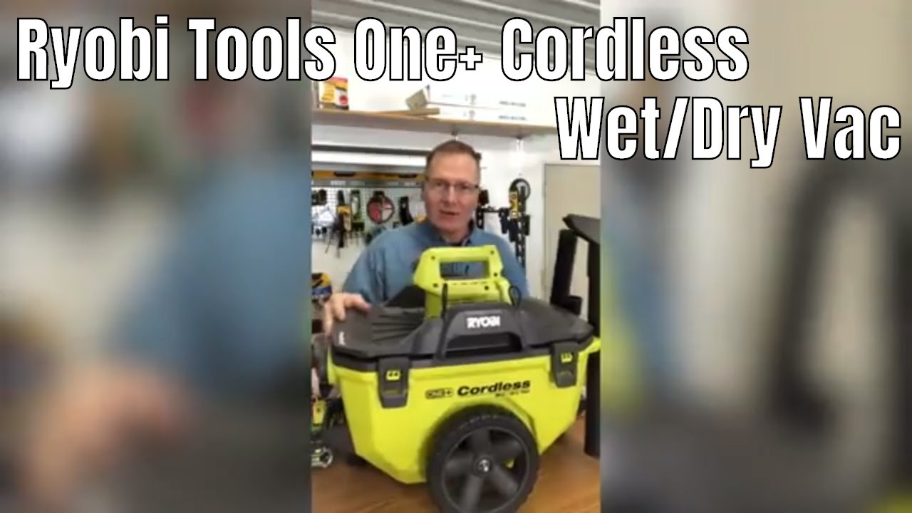 #RyobiOutdoors Ryobi P770 One+ Wet/Dry 6 Gallon Cordless Shop Vacuum ...