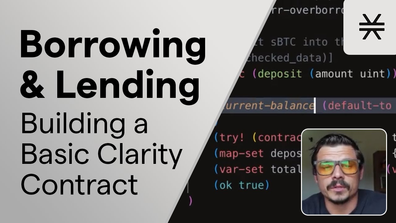Building a Basic Borrowing and Lending Clarity Contract - YouTube