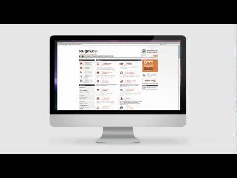 sa.gov.au -- the one-stop SA Government website - YouTube