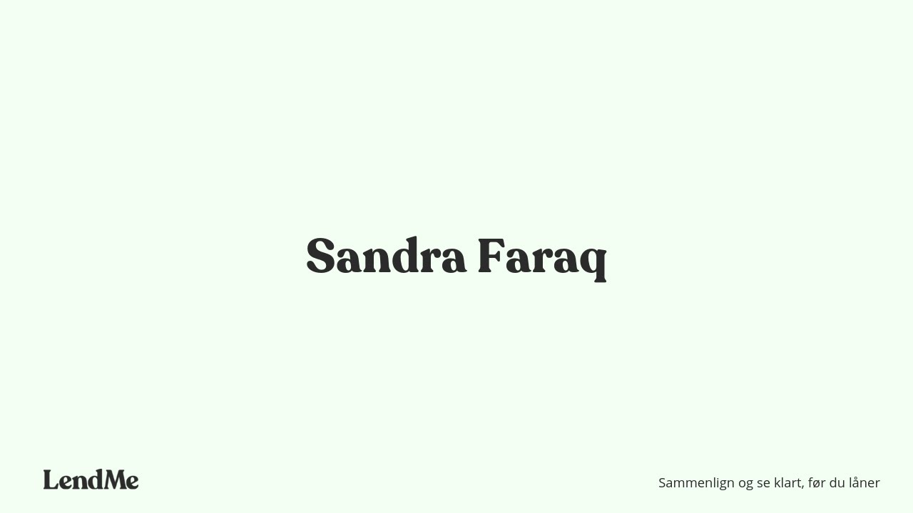 Sandra Farag - Kommunikationskonsulent - YouTube