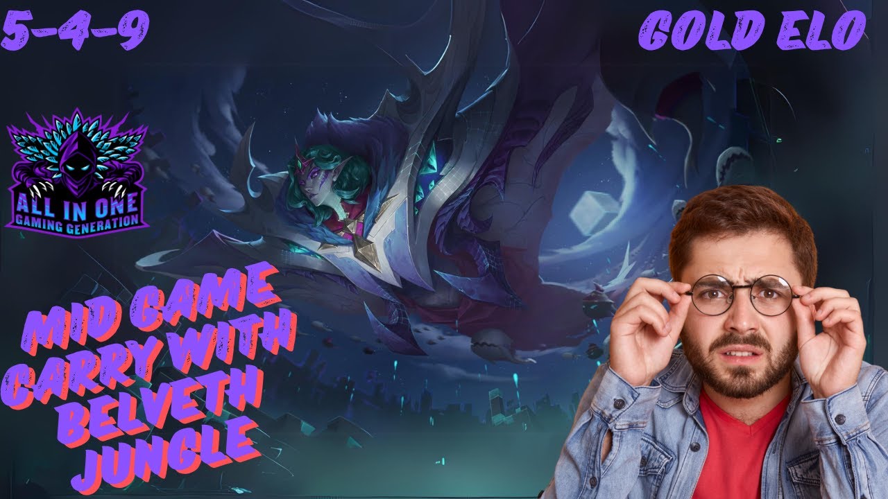 Semi Carry Out Of Gold Elo With Belveth Jungle! - YouTube