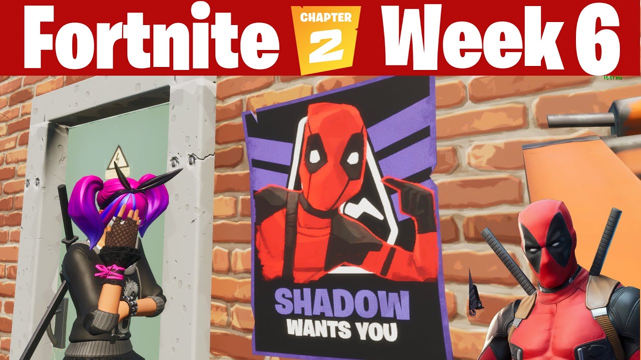 Fortnite Find Deadpool's Big Black Marker Deface Ghost or Shadow ...