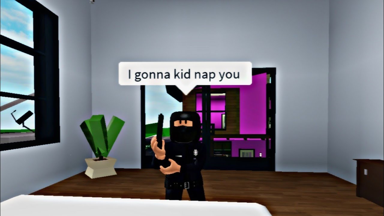 When a kidnapper breaks into your house (meme) ROBLOX - YouTube