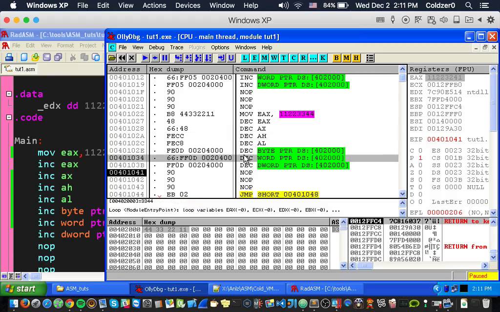 RE - introduction to x86 assembly - #5 - YouTube