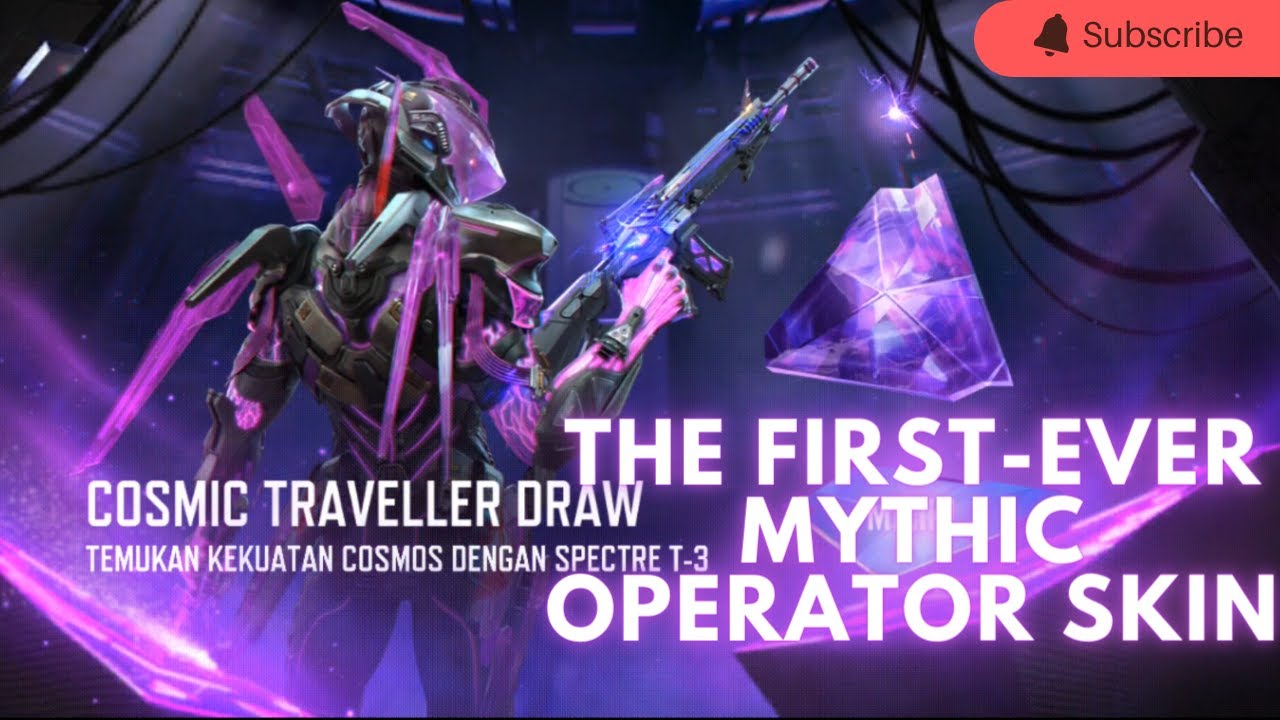 Cosmic Traveller Draw - CODM First Ever Mythic Operator Skin ...