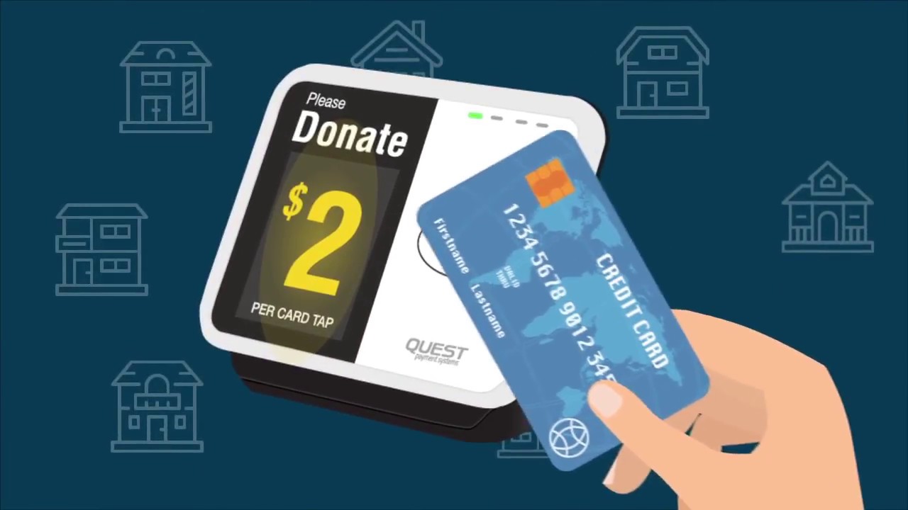 Donation Point Tap Animated Video - Quest Payment Systems - YouTube