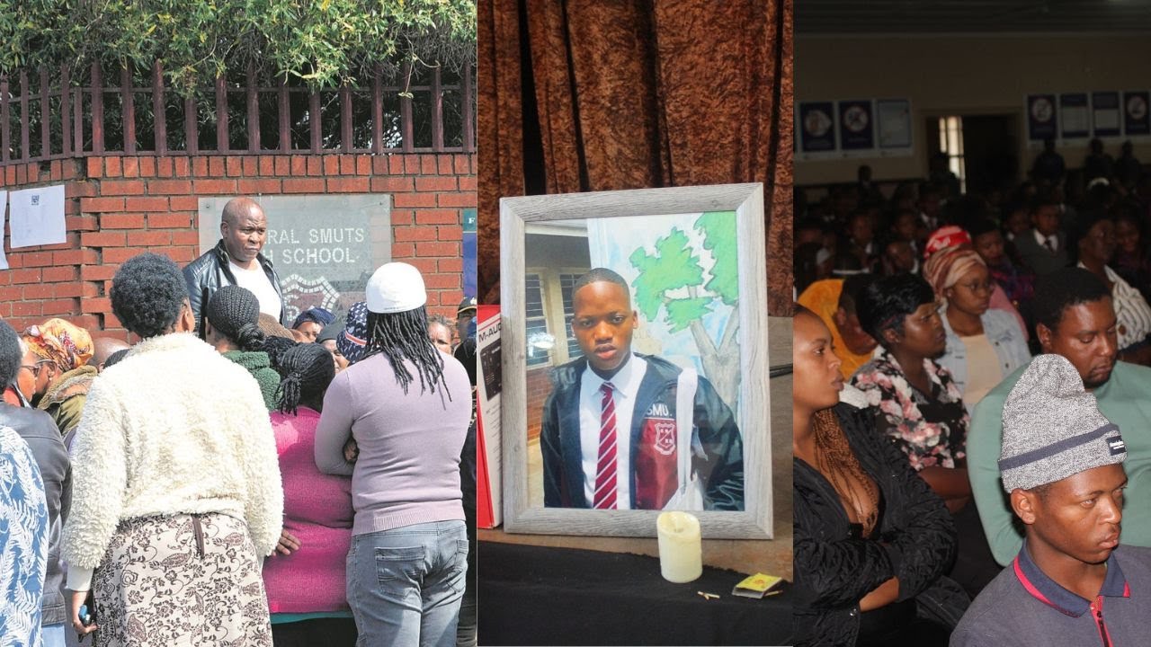 Memorial Service for a Student from General Smuts High School who died ...