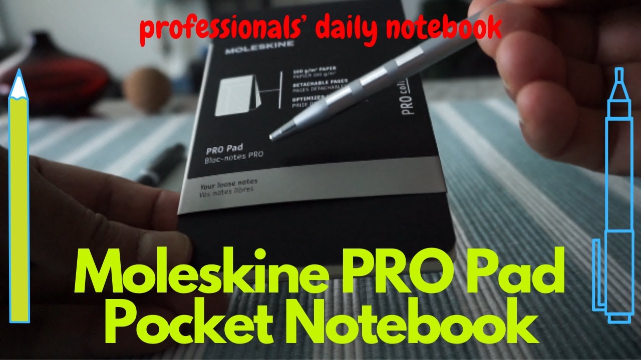 Moleskine PRO Pad Pocket Notebook Non Affiliated Review YouTube moleskine-pro-pad-pocket-notebook-non-affiliated-review-youtube