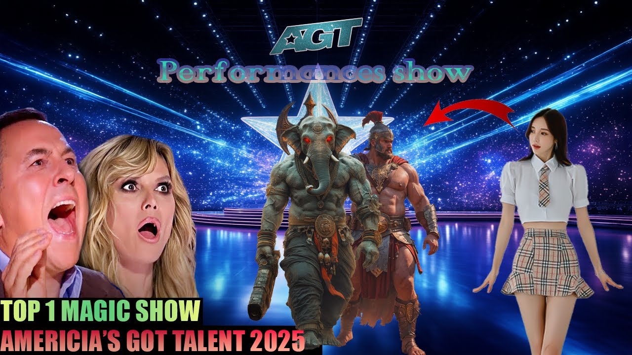 The most epic Golden Buzzer magic show ever seen on AGT 2025–The judges ...