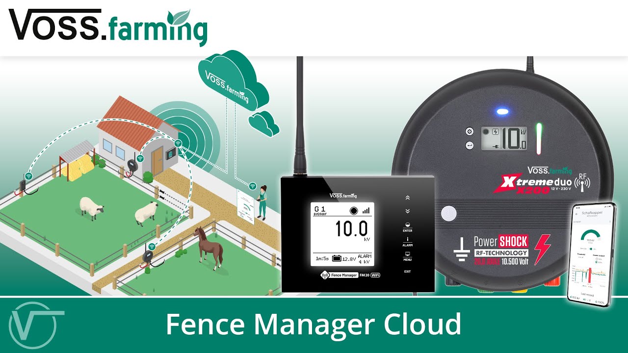 Monitor your electric fence from anywhere with an app | VOSS.farming ...