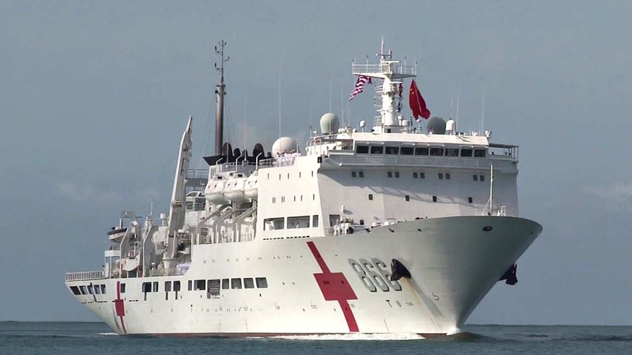 Chinese Navy Type 920 Hospital Ship Arrives At Pearl Harbor For RIMPAC ...