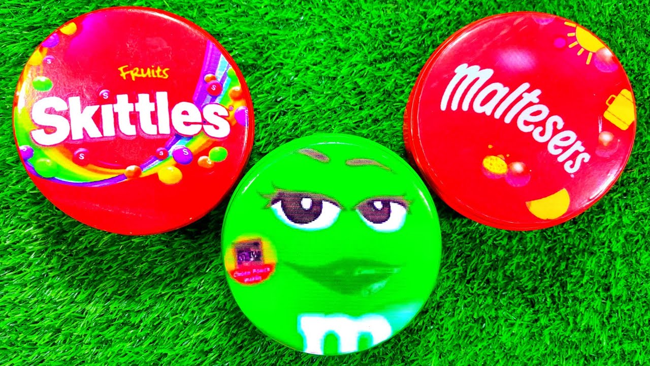 Satisfying video | Rainbow M&M'S, Skittles And Maltesers Boxes Opening ...
