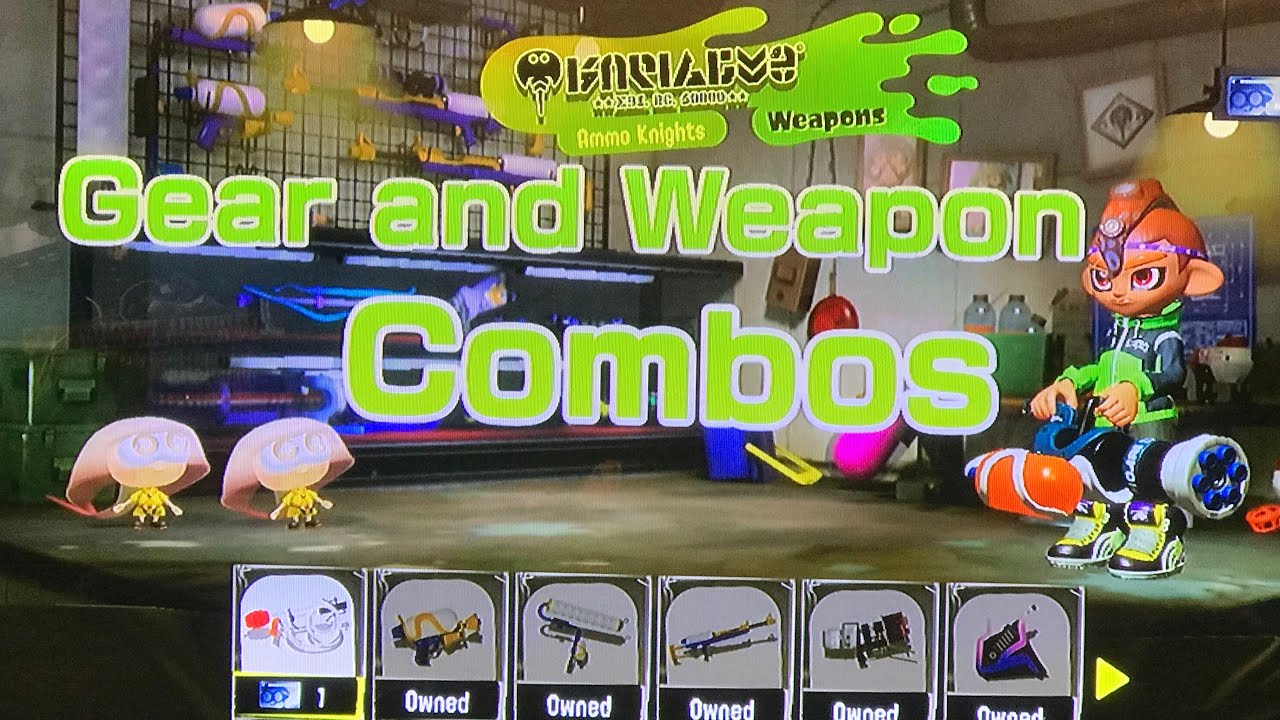 Gear and Weapon Combos for splatoon 3 players - YouTube