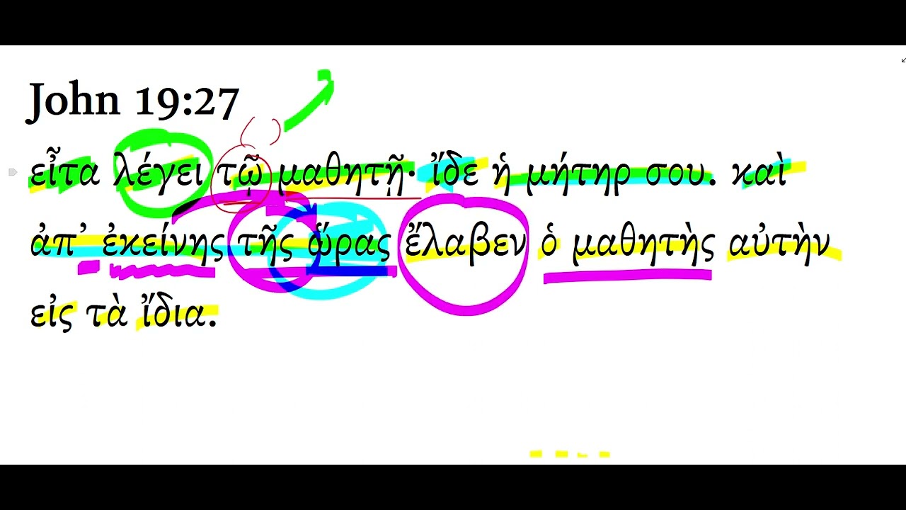 John 19 27 YouTube