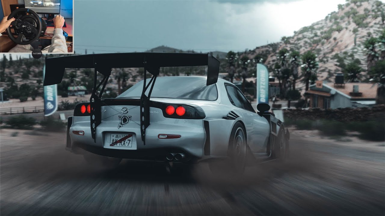 718BHP 4 Rotor Widebody Mazda RX-7 - Forza Horizon 5 | Steering Wheel ...