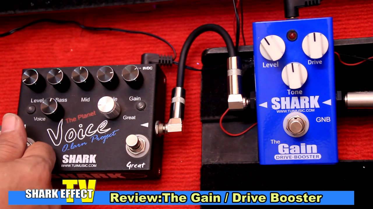 รีวิวเอฟเฟคShark Effect : Review The Gain / Drive Booster ..for Boost ...