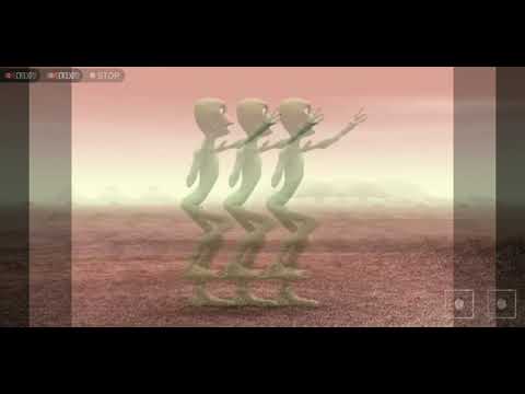 crazy green alien dance funny and crazy dance - YouTube