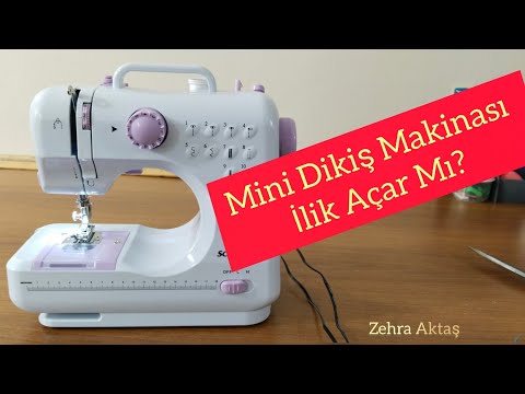 MİNİ DİKİŞ MAKİNASI İLİK AÇAR MI ⁉️